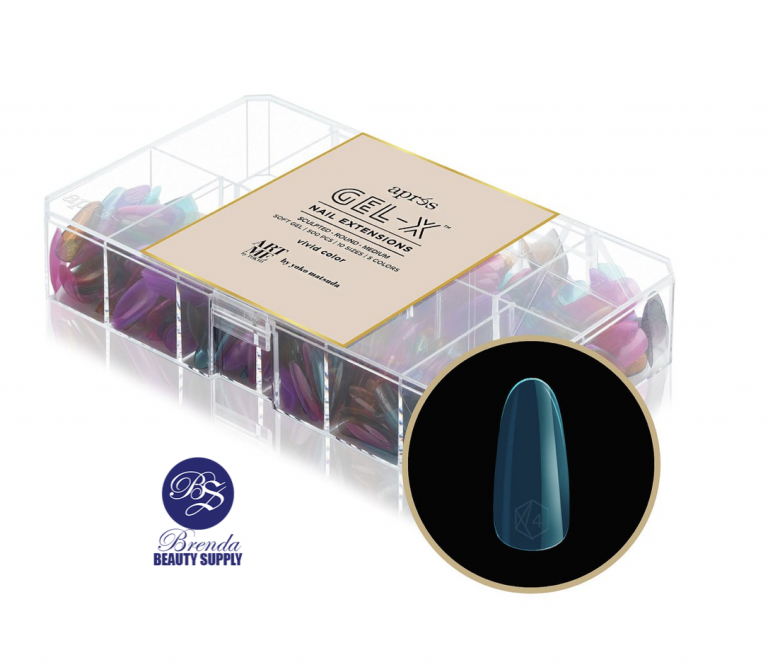 Apres Gel-X Nail Extensions Vivid Color Sculpted Round Medium – Brenda ...